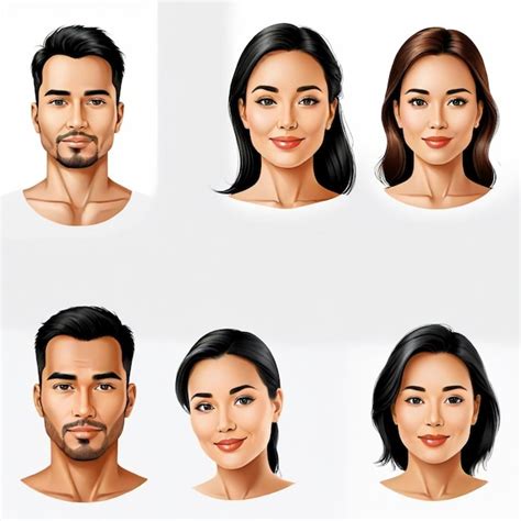 A Series Of Photos Of People With Different Facial Expressions