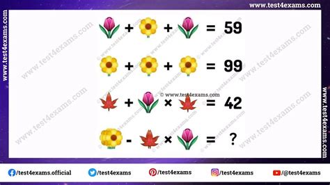 Flower Puzzle Picture Challenge With Answer Test 4 Exams