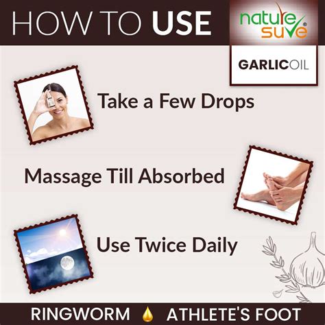 Nature Sure Garlic Oil For Ringworm And Athletes Foot In Men And Women