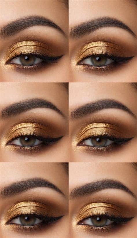 30 Golden Eye Makeup Ideas That Glow With Glamour For A Stunning Look