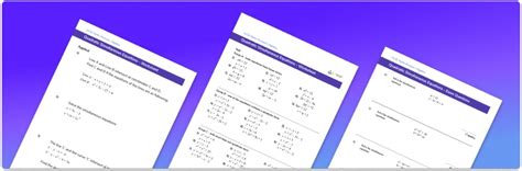 Gcse Maths Simultaneous Equations Worksheets Tessshebaylo