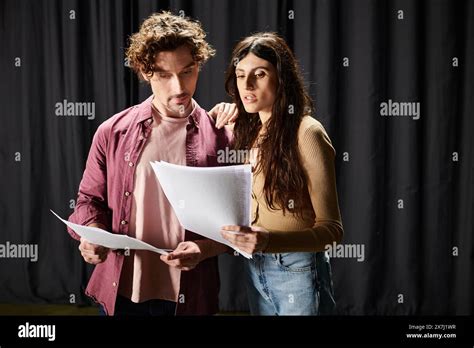 Reading Script For Play Hi Res Stock Photography And Images Alamy