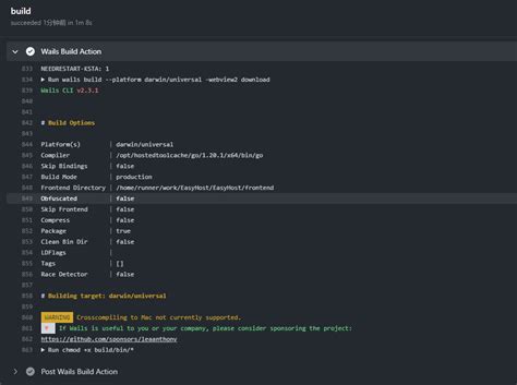 Crosscompiling To Mac Not Currently Supported · Issue 2462 · Wailsapp