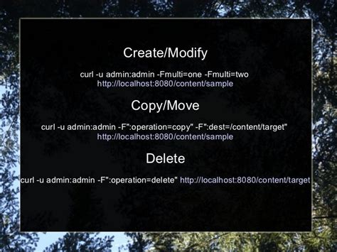 Build Your Own Cms With Apache Sling