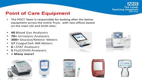 Point Of Care Testing Poct Leeds Teaching Hospitals Nhs Trust