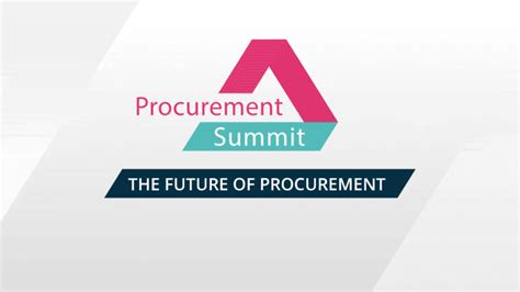 Tickets 2026 Procurement Summit