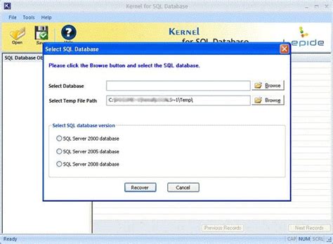 Kernel For Sql Database Recovery Alternatives And Similar Software