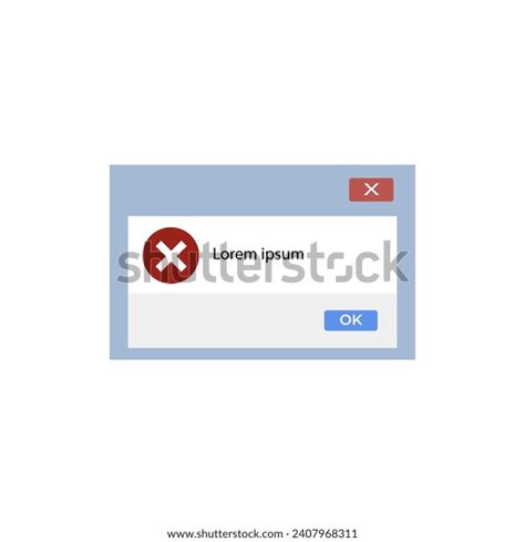 Computer Windows Xp Interface System Error Stock Vector Royalty Free 2407968311 Shutterstock