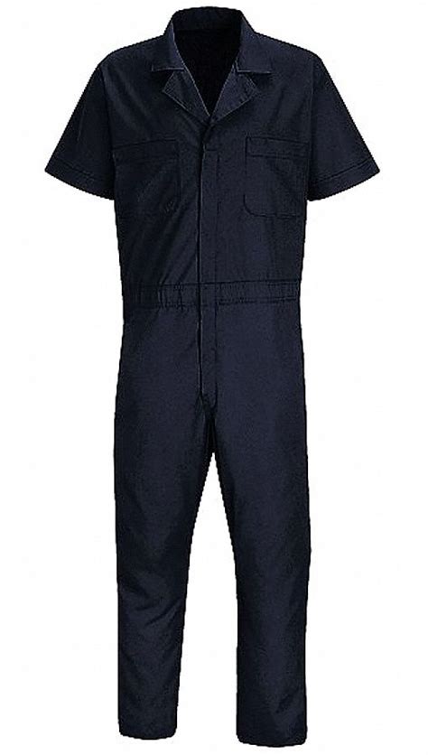 Vf Workwear Xl 48 12 In X 48 In Navy Short Sleeve Coverall