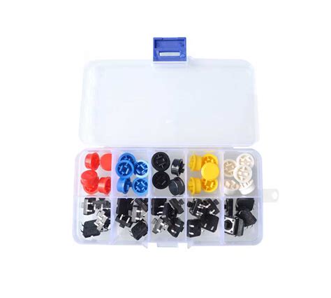 Button Colorful Round Tactile Switch Assortment 15 Pack Philippines Circuitrocks