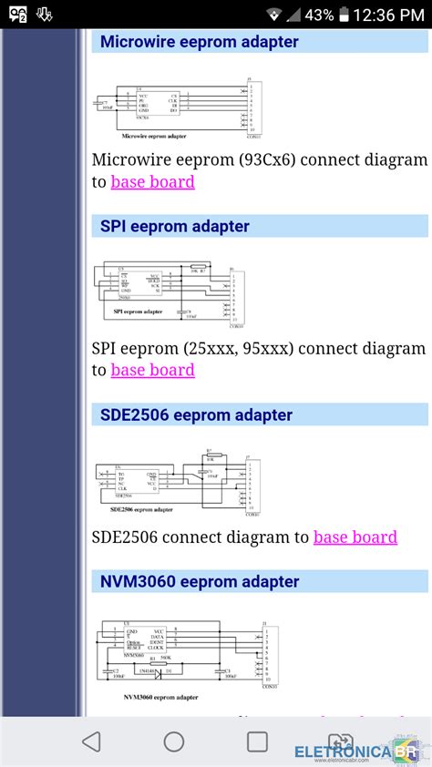 Programador de EEPROM Rs232 Porta COM PC Projetos Montagens e Mecatrônica EletrônicaBR com