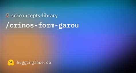 Sd Concepts Librarycrinos Form Garou At
