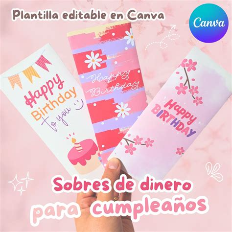 Birthday Money Envelope Template Editable And Printable To