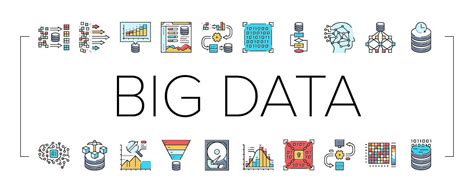 Big Data Analytics Hadoop Set Sign 69383272 Vector Art At Vecteezy