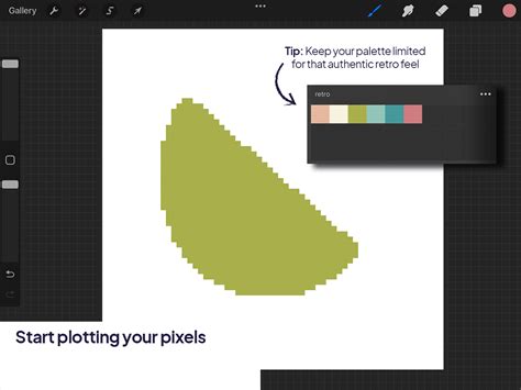 How To Draw Pixel Art In Procreate Brush Galaxy