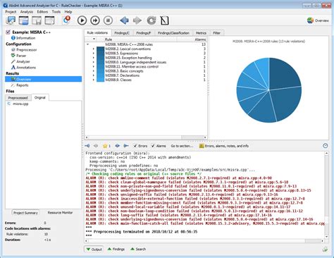 Astrée Rulechecker Release 18 10 Screenshots