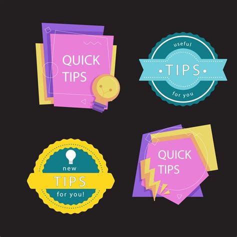 Sticky Note Tips Tricks Vectors And Illustrations For Free Download Freepik
