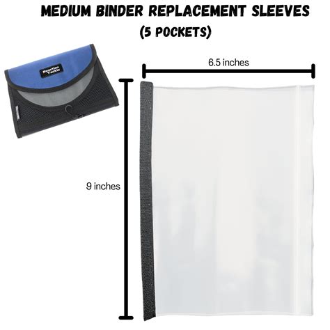 Replacement Sleeves For Small And Medium Binders Reaction Tackle