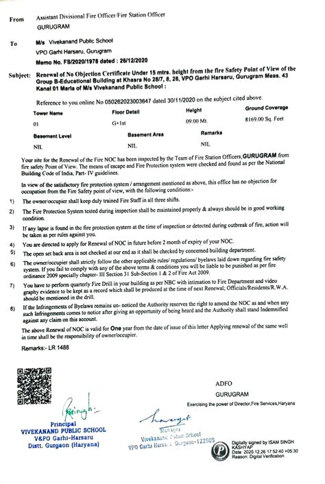 Fire Safety Certificate Requirements At Landon Artis Blog