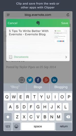 Evernote Update For IOS 8 Adds Web Clipping Quick Notes And More 148 Apps