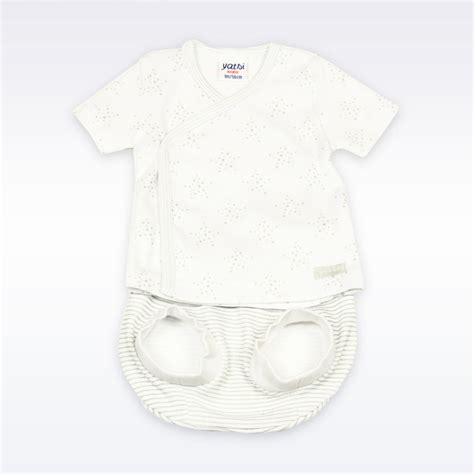 Conjunto Interior Bebé Camiseta Y Cubre Pañal Yatsi