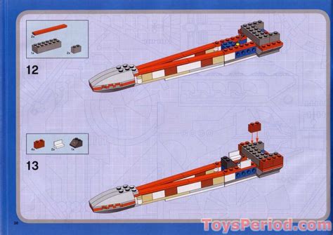 Lego 4502 1 X Wing Fighter Dagobah Blue Box Instructions And Parts List