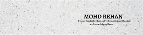 Mohd Rehan Dynamic Sales Leader Business Development And Growth