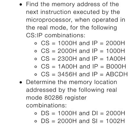 Solved Find The Memory Address Of The Next Instruction