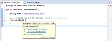Java 8 Interface Interview Question And Answers Benchresources Net