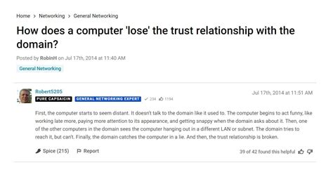 How Does A Computer Lose The Trust Relationship With The Domain R Sysadminhumor
