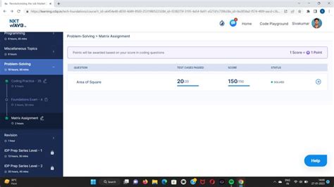 Day49 50daysofcodechallenge Python Matrix Area Square Nxtwave