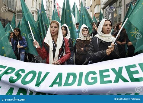 Circassian Activist Group Editorial Photo 24875537