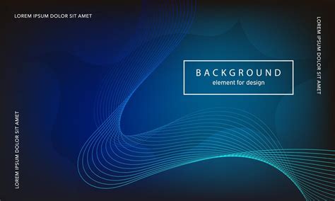 Premium Vector Abstract Gradient Background Wave Element For Design Poster Digital Frequency