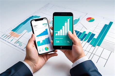 Business Analytics Mobile Apps For Financial Management Mobile Banking Premium Ai Generated Image