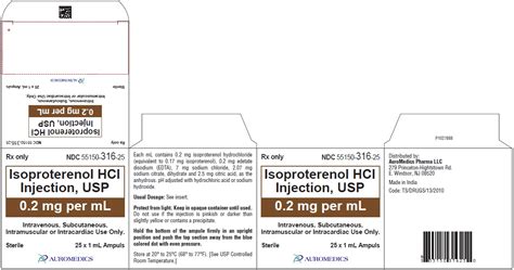 Isoproterenol Hydrochloride Injection Solution