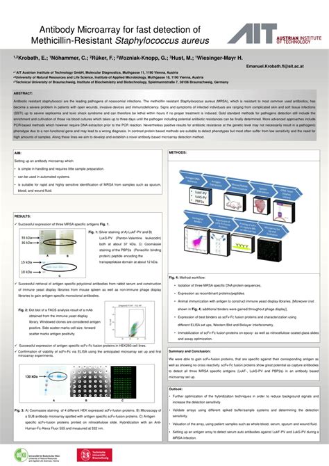 Pdf Antibody Microarray For The Fast Detection Of Methicillin