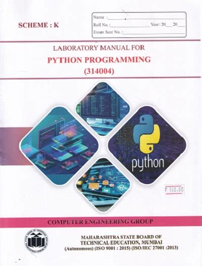 Laboratory Manual For Python Programming 314004