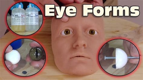 Resin Eye Forms For Silicone Casting Of Dolls And Props Youtube
