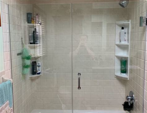 Frameless Shower Door With Buttress Absolute Shower Doors