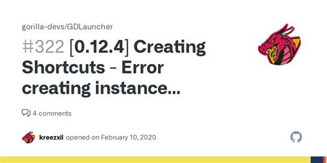 0124 Creating Shortcuts Error Creating Instance Symlink · Issue 322 · Gorilla Devs