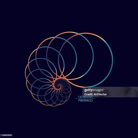Fibonacci Sequence Circle Golden Ratio Geometric Shapes Spiral Snail Spiral Sea Shell Of ...