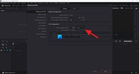 DaVinci Resolve High CPU Usage On Windows 11 10