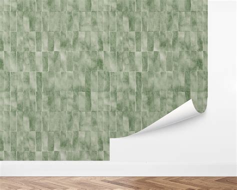 Terra Tile Peel And Stick Removable Wallpaper Love Vs Design