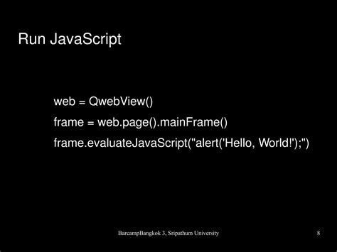 Using Qtwebkit In Pyqt As A N00b Ppt