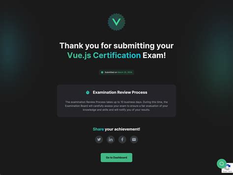 what to expect when taking the vue js certification exam certificates