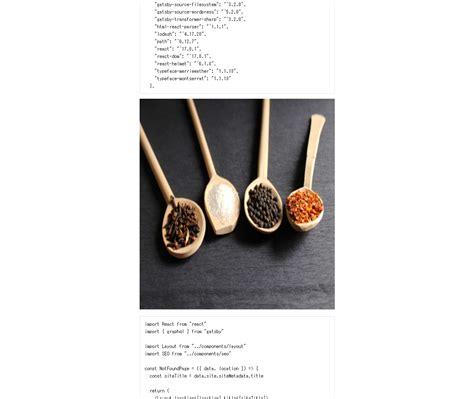 [gatsby source wordpress] image between the code blocks are not