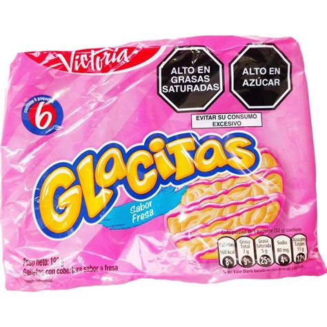 Glacitas Fresa Packx6u Abarrotes El Profe