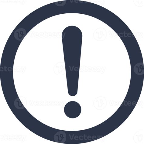 Warning Message Concept Represented By Exclamation Mark Icon Exclamation Symbol In Circle