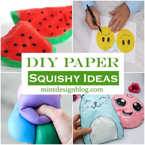 25 Diy Paper Squishy Ideas Mint Design Blog
