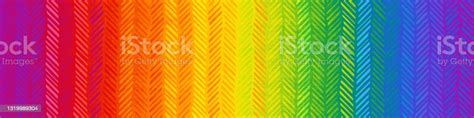 갈매기 매끄러운 질감 쉐브론 패턴 무지개 색상 배너 3d 일러스트 0명에 대한 스톡 사진 및 기타 이미지 0명 Lgbtqia 문화 갈매기표 수장 Istock